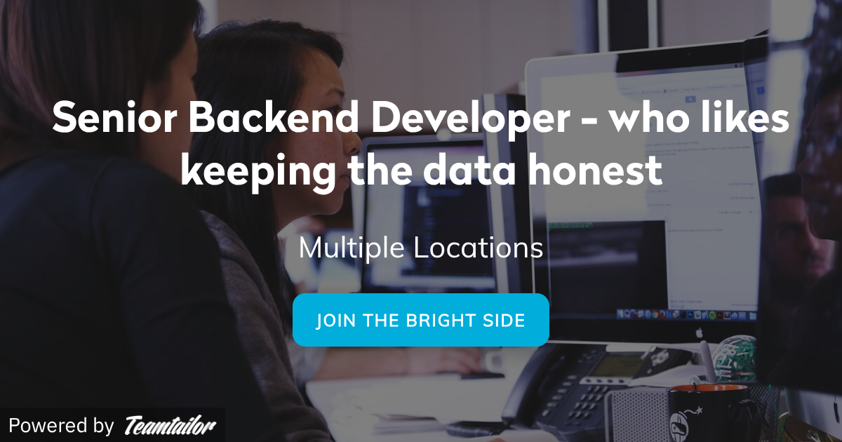 Senior Backend Developer - who likes keeping the data honest - Prisjakt