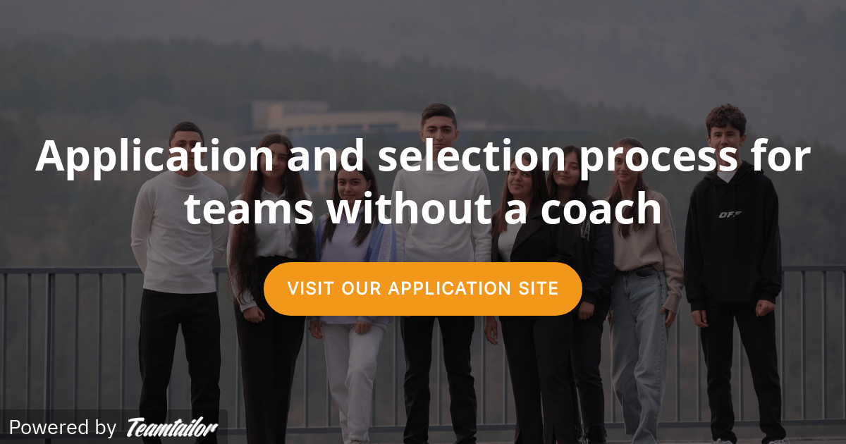Application and selection process for teams without a coach - Nation 2. ...