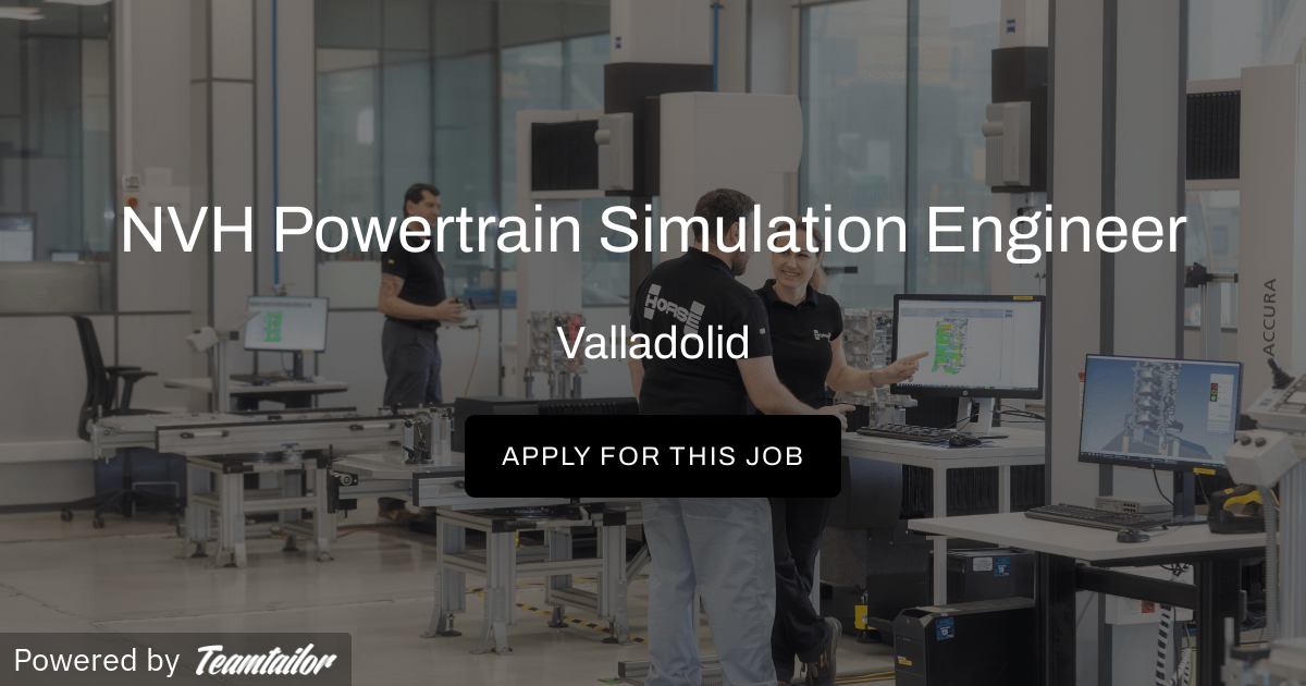 NVH Powertrain Simulation Engineer - Horse Technologies