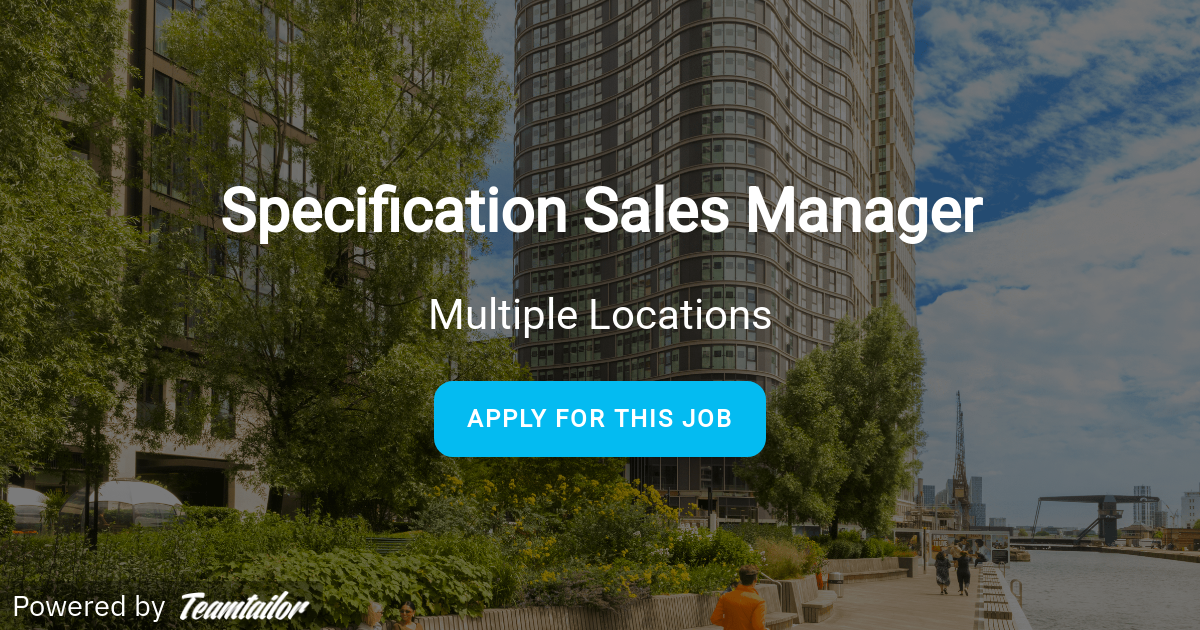 Specification Sales Manager - Holcim