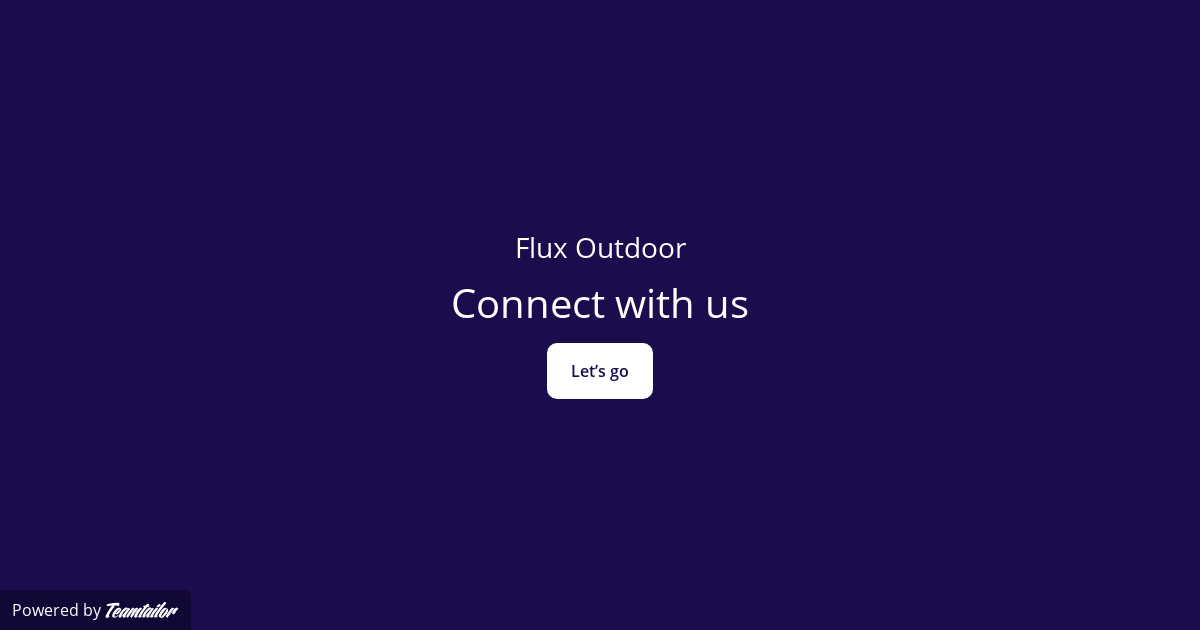 Flux Outdoor – Connect