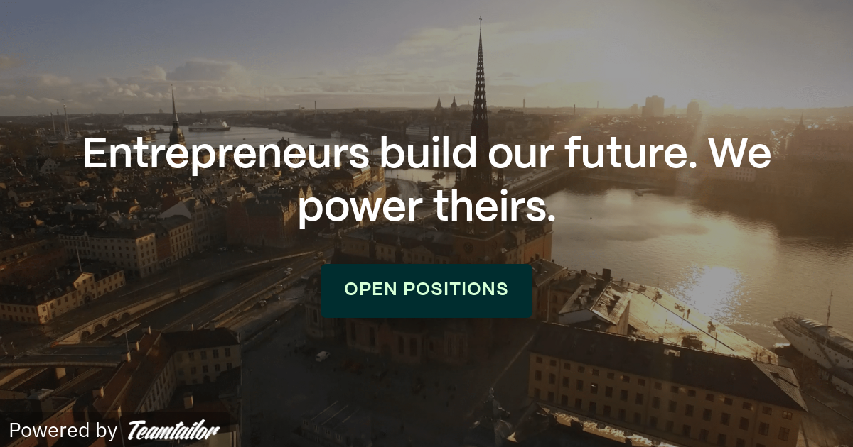 Powering entrepreneurs to build our future. - Qred Bank AB