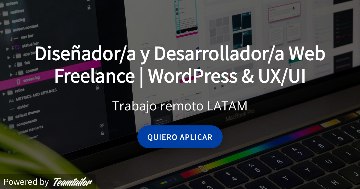 Diseñador/a y Desarrollador/a Web Freelance | WordPress & UX/UI - EADIC