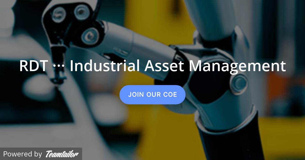 CoE Industrial Asset Management - RDT