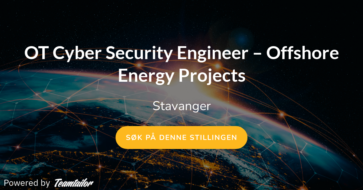 OT Cyber Security Engineer – Offshore Energy Projects - Akkodis Norway AS