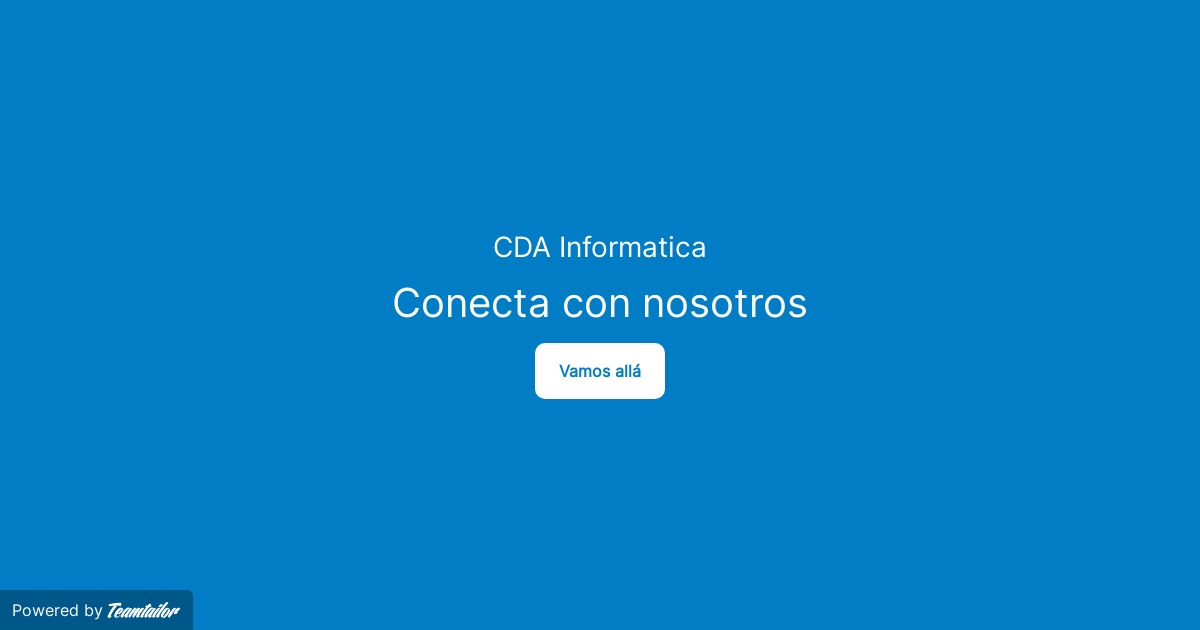 CDA Informatica – Connect