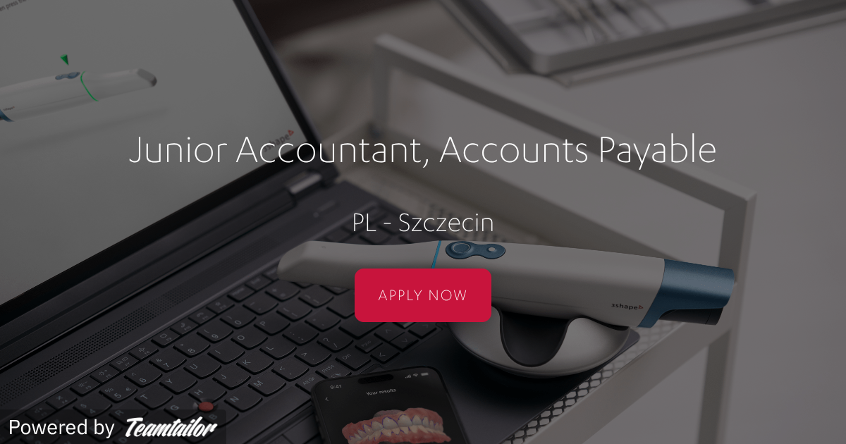 Junior Accountant, Accounts Payable - 3Shape