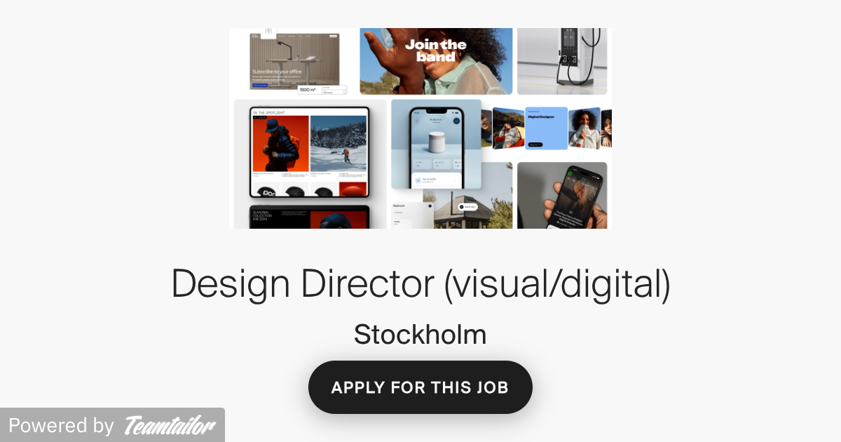 Design Director (visual/digital) - Above Agency