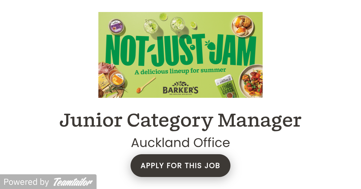 Junior Category Manager - Barker's
