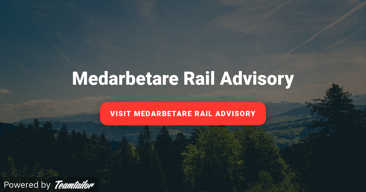 Medarbetare Rail Advisory - WSP Sverige