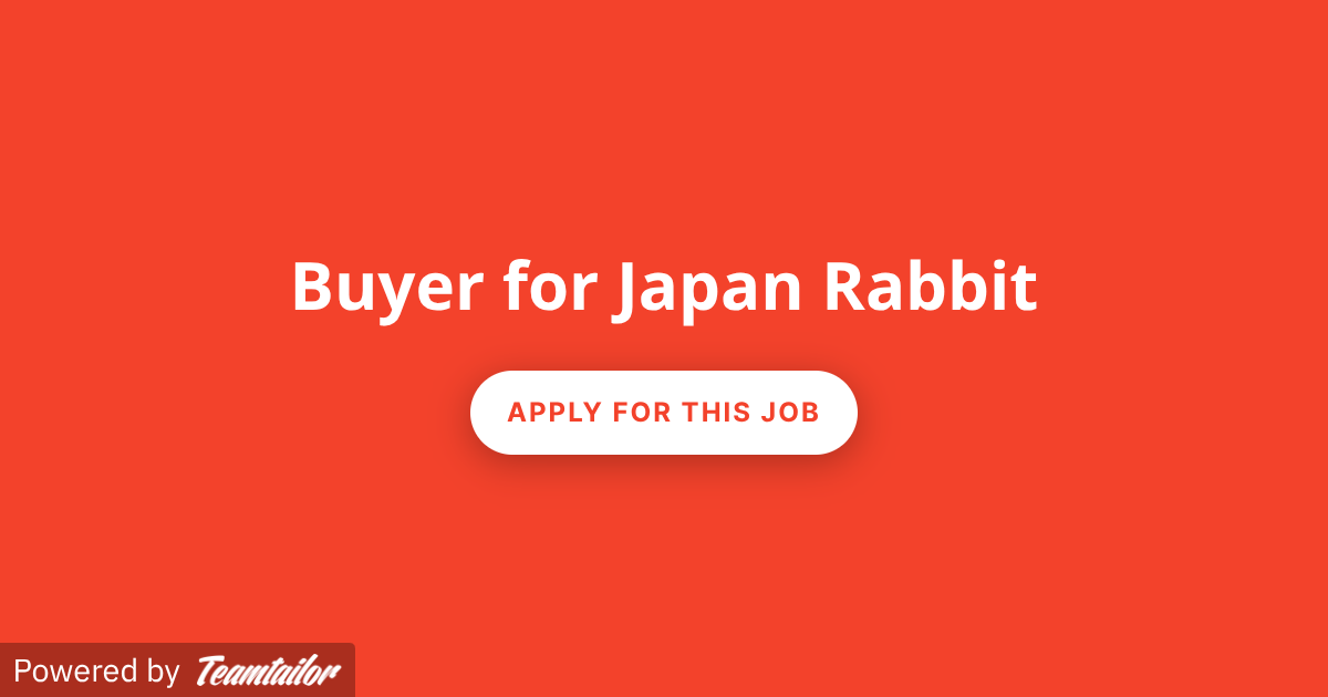 Buyer for Japan Rabbit - White Rabbit Japan