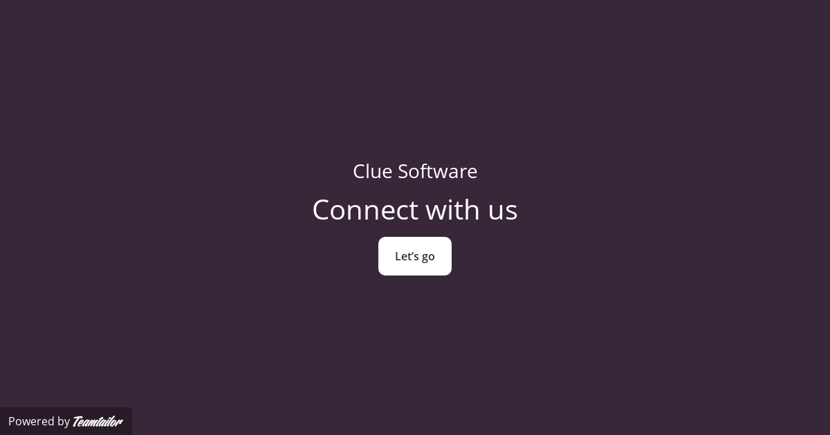 Clue Software – Connect