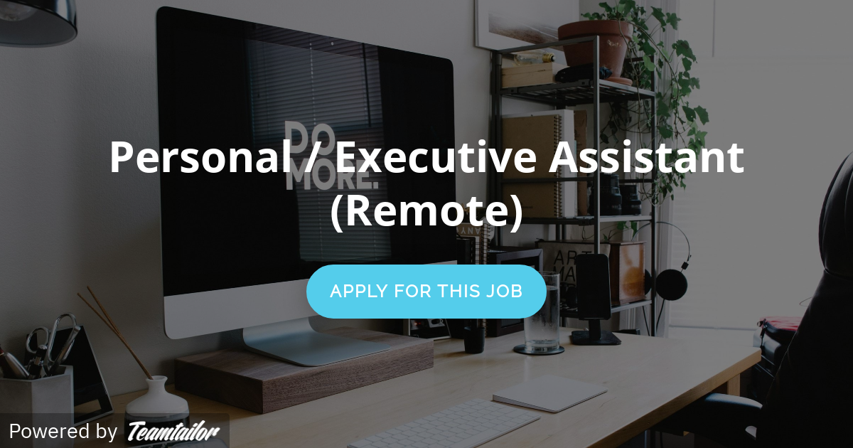 Personal / Executive Assistant (Remote) - GT Ecom BV