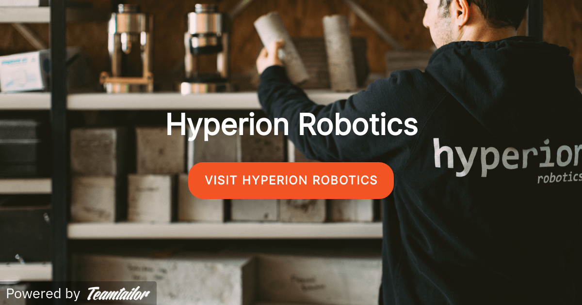 Career opportunities - Hyperion Robotics