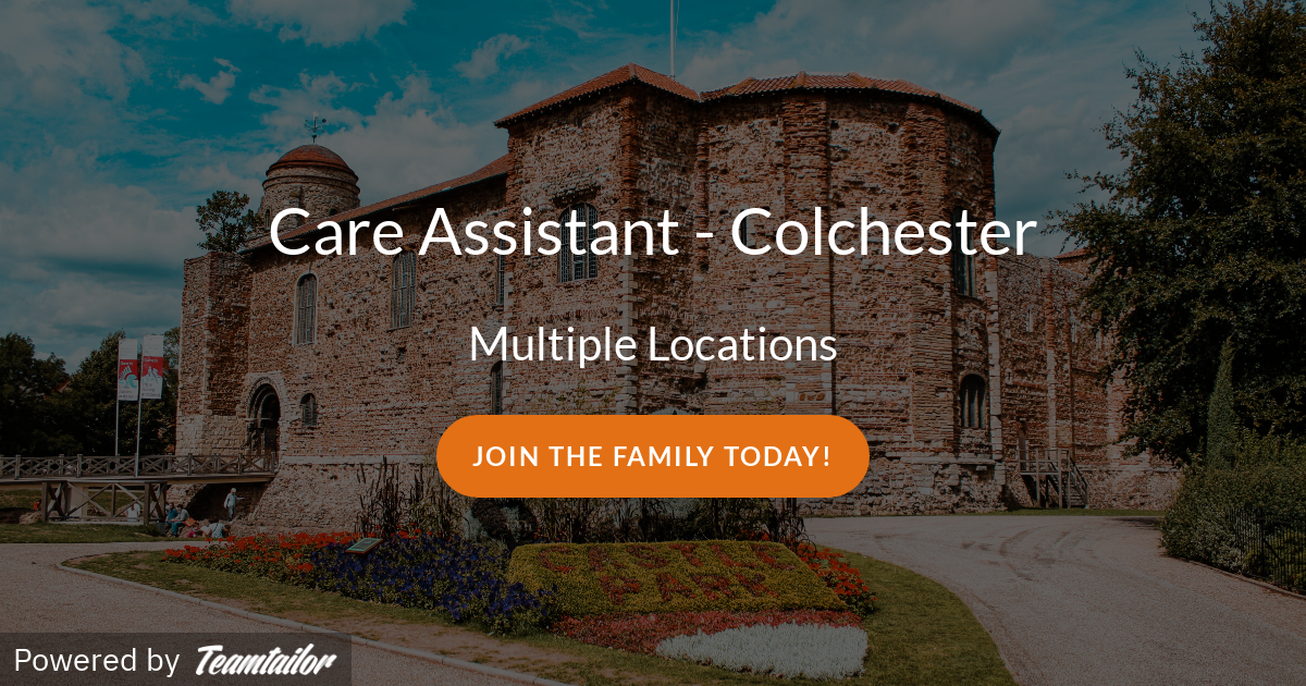 Care Assistant - Colchester - Right at Home - Colchester & District