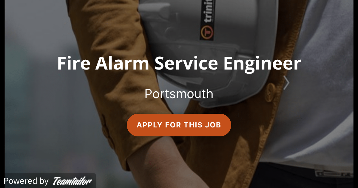 Fire Alarm Service Engineer - Trinity Fire & Security Systems