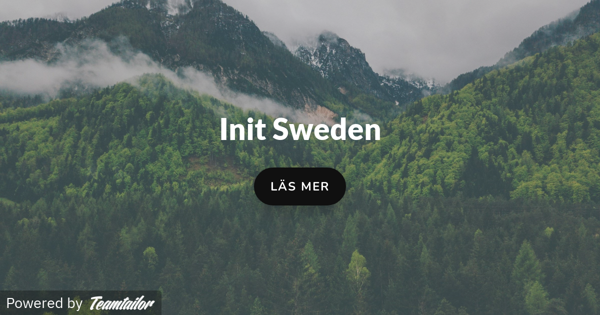 Join our team - Init Sweden