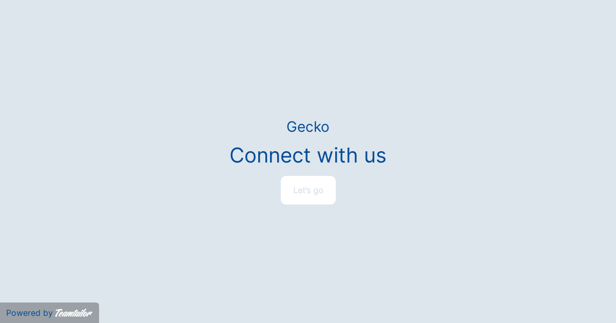 Gecko – Connect