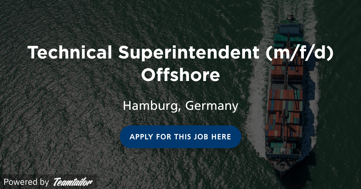 Technical Superintendent (m/f/d) Offshore - Bernhard Schulte Shipmanagement