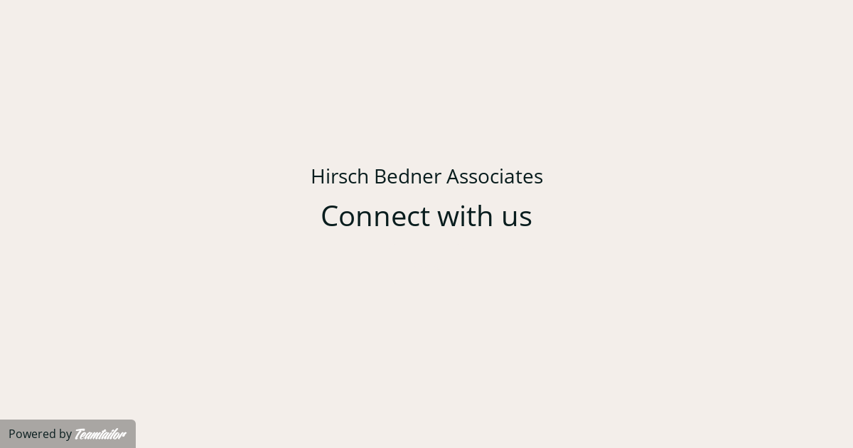 HBA / Hirsch Bedner Associates – Connect