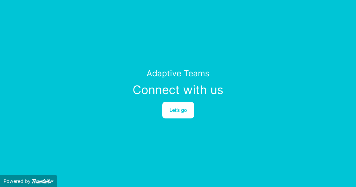 Adaptive Teams – Connect