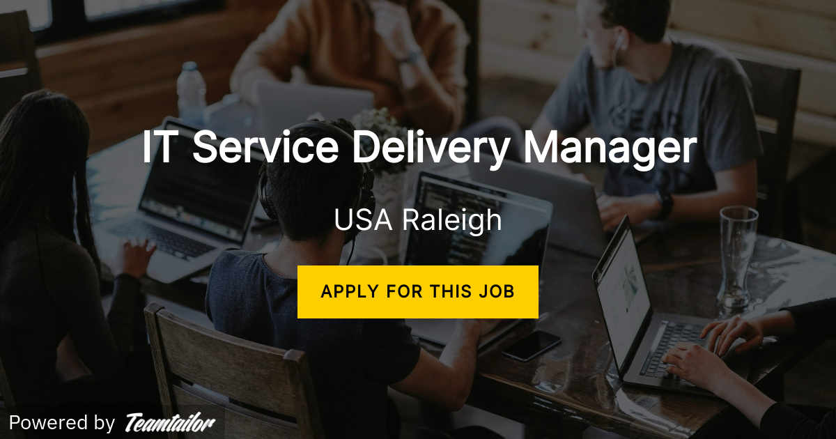 IT Service Delivery Manager - Clinisys