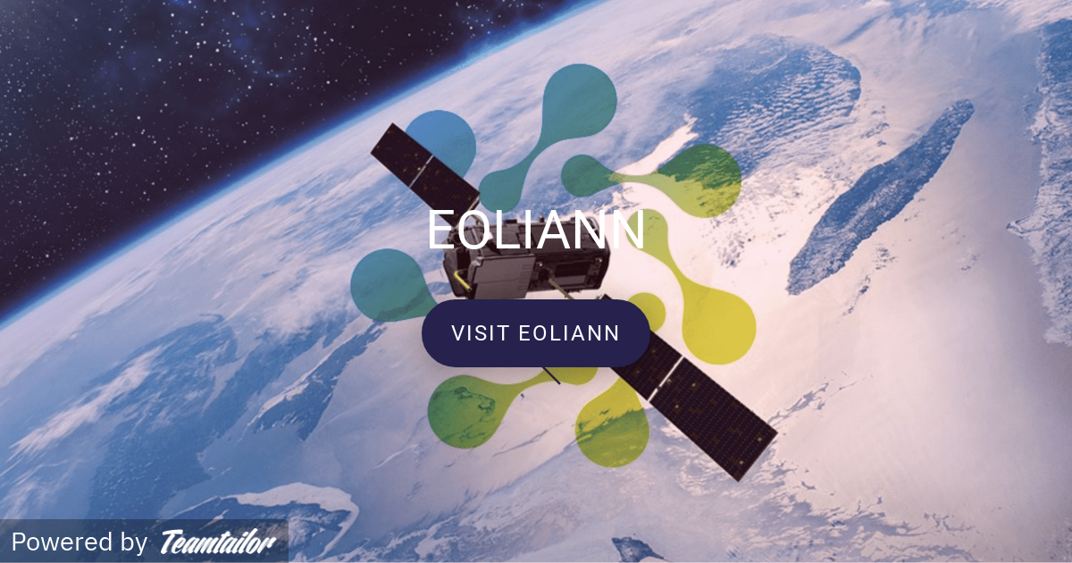 "Join our journey to a data-driven resilient future." - EOLIANN