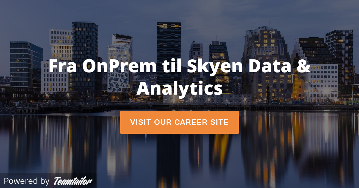 Fra OnPrem til Skyen Data & Analytics - Columbus Norway
