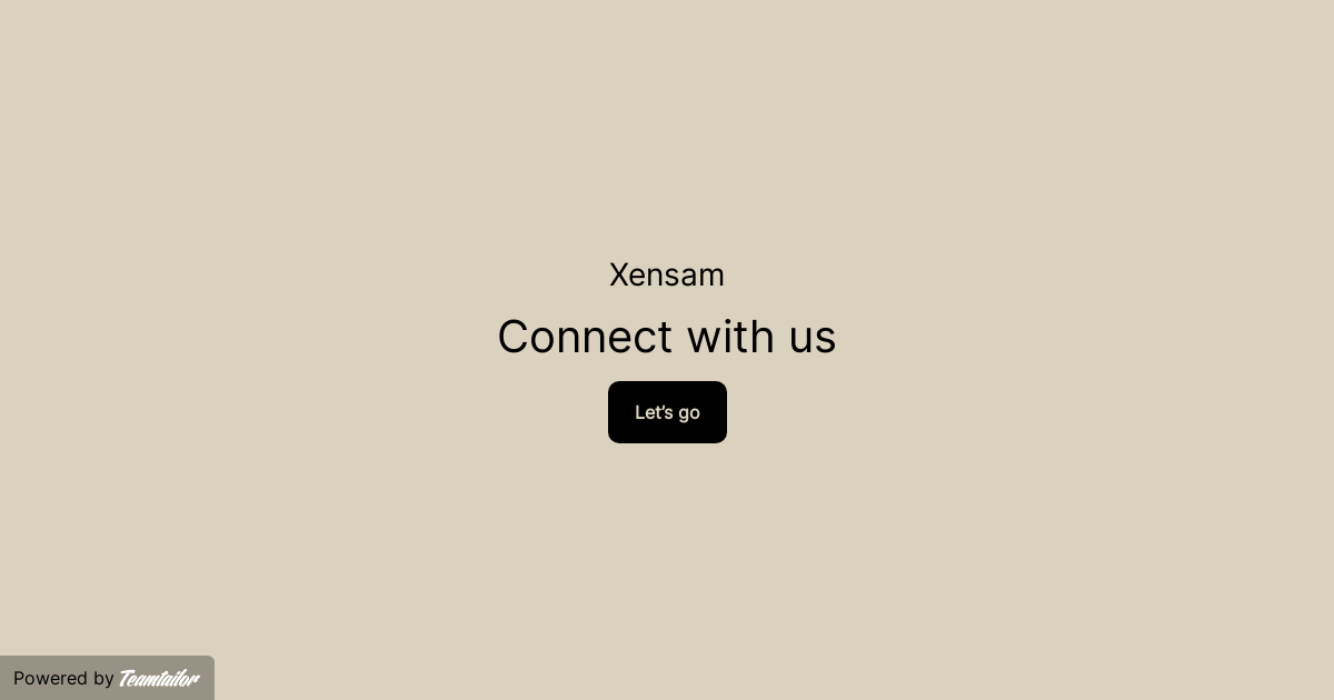 Xensam – Connect