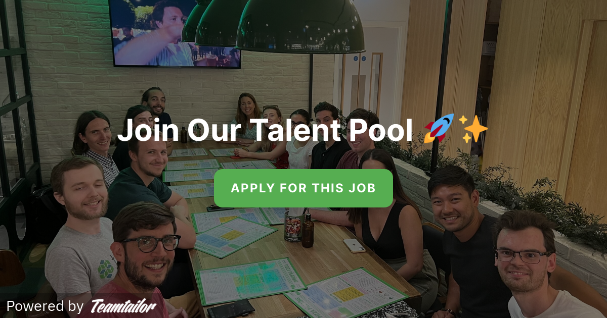 Join Our Talent Pool 🚀 - Tenzo