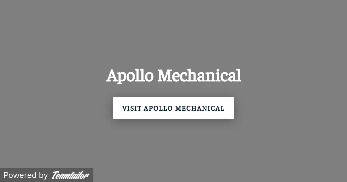 READY TO BUILD SOMETHING GREAT? - Apollo Mechanical Contractors