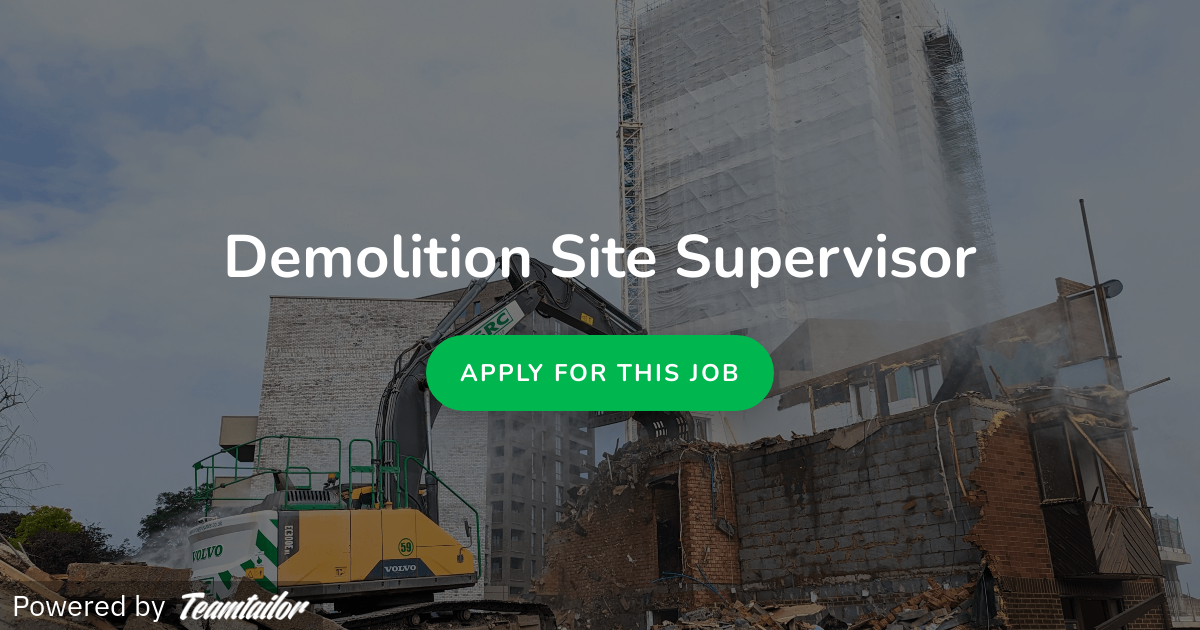 Demolition Site Supervisor - SRC Group