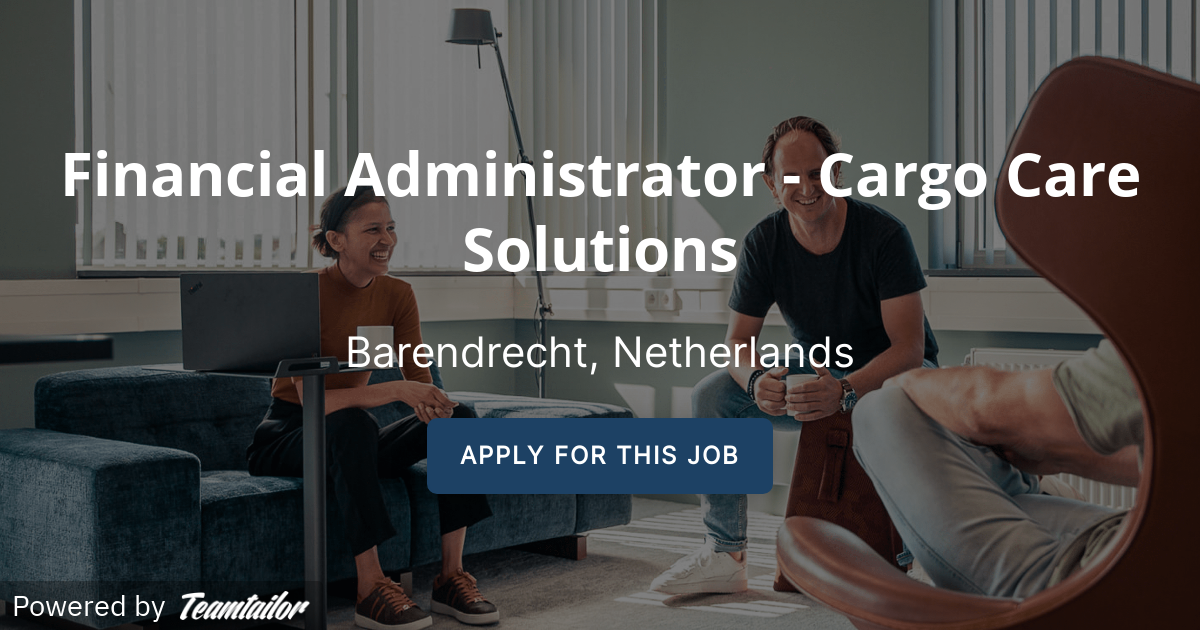 Financial Administrator - Cargo Care Solutions - Marpro Group