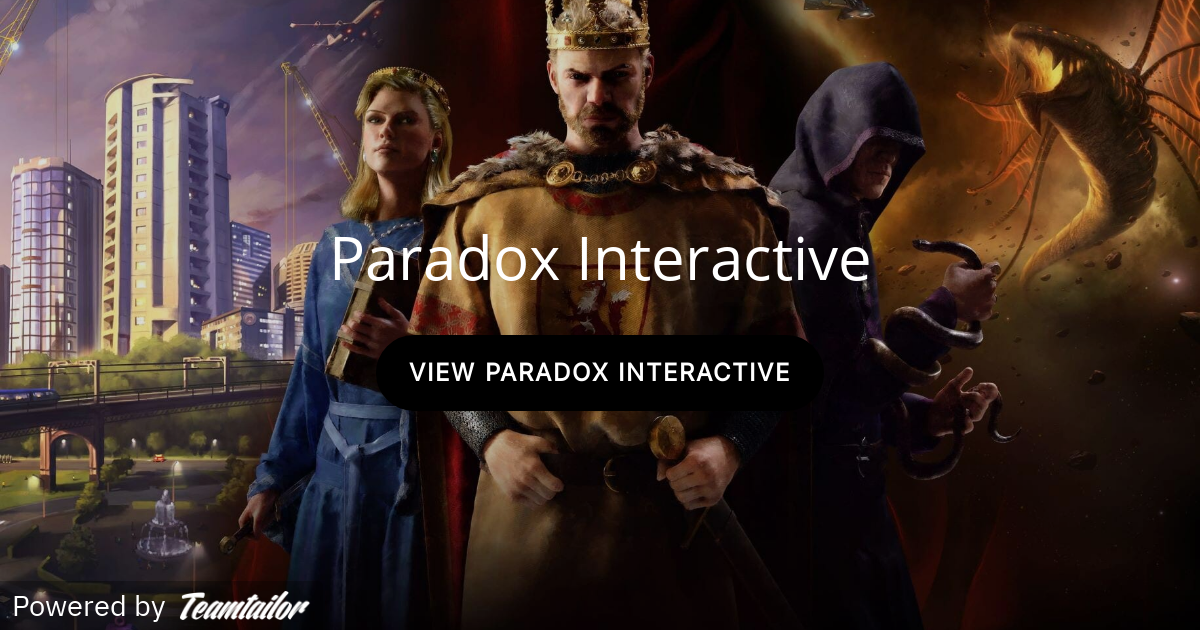 We are Paradox - Paradox Interactive