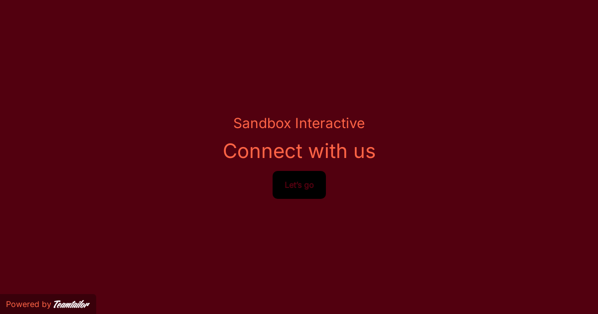 Sandbox Interactive – Connect