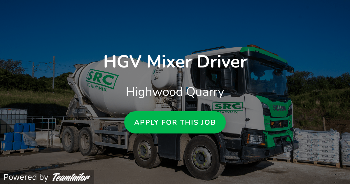 HGV Mixer Driver - SRC Group