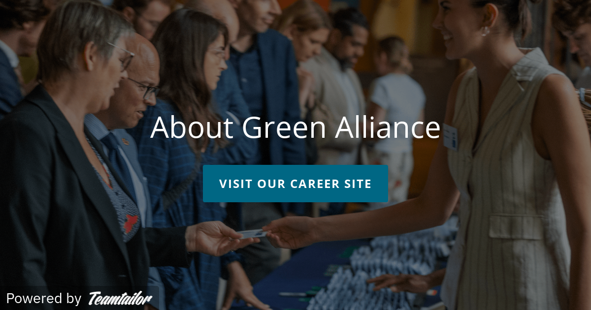 About Green Alliance - Green Alliance