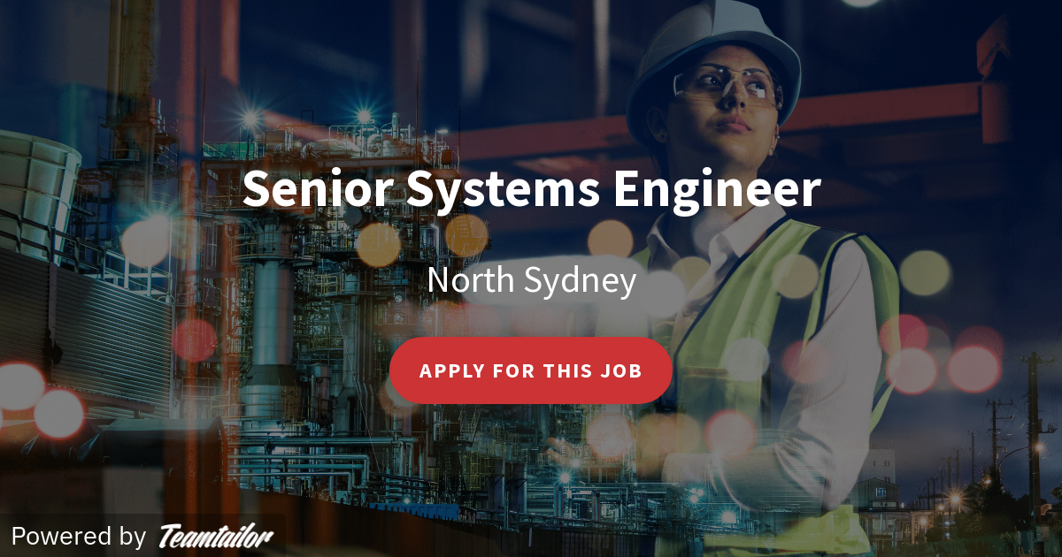 Senior Systems Engineer - SAGE Group