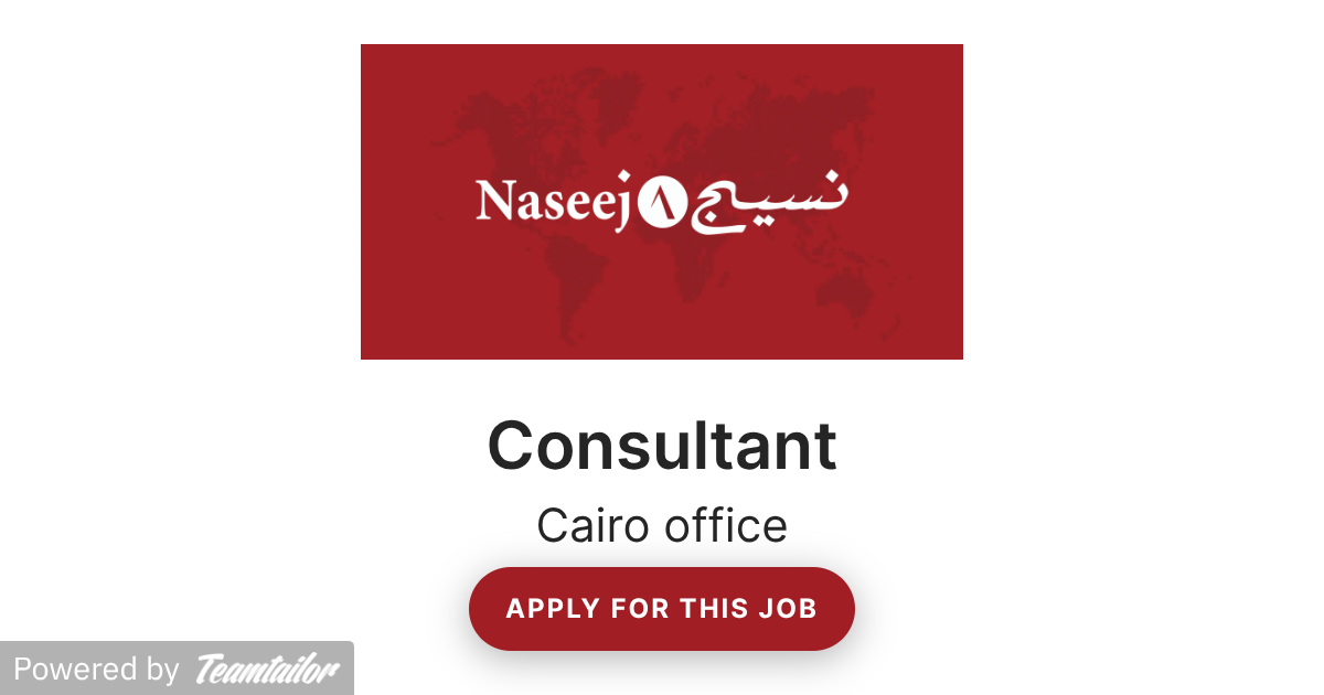 Consultant - Naseej