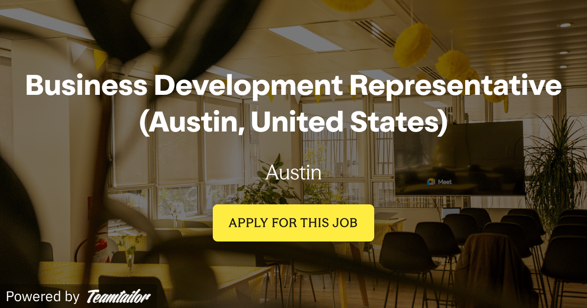 Business Development Representative (Austin, United States) - LumApps