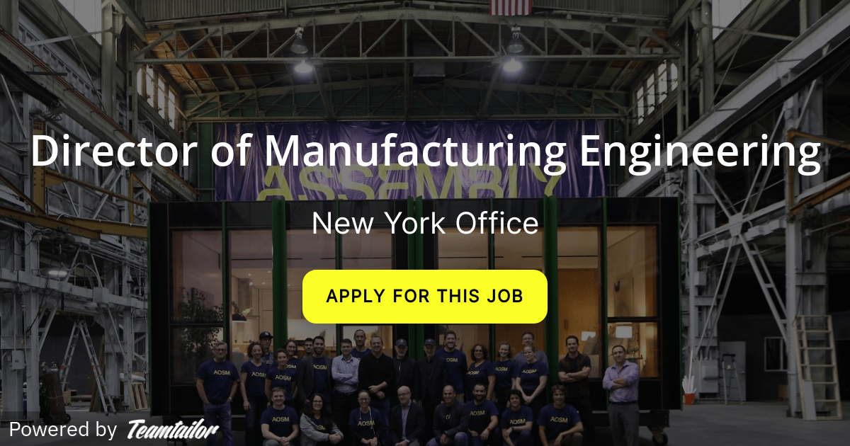 Director of Manufacturing Engineering - Assembly OSM