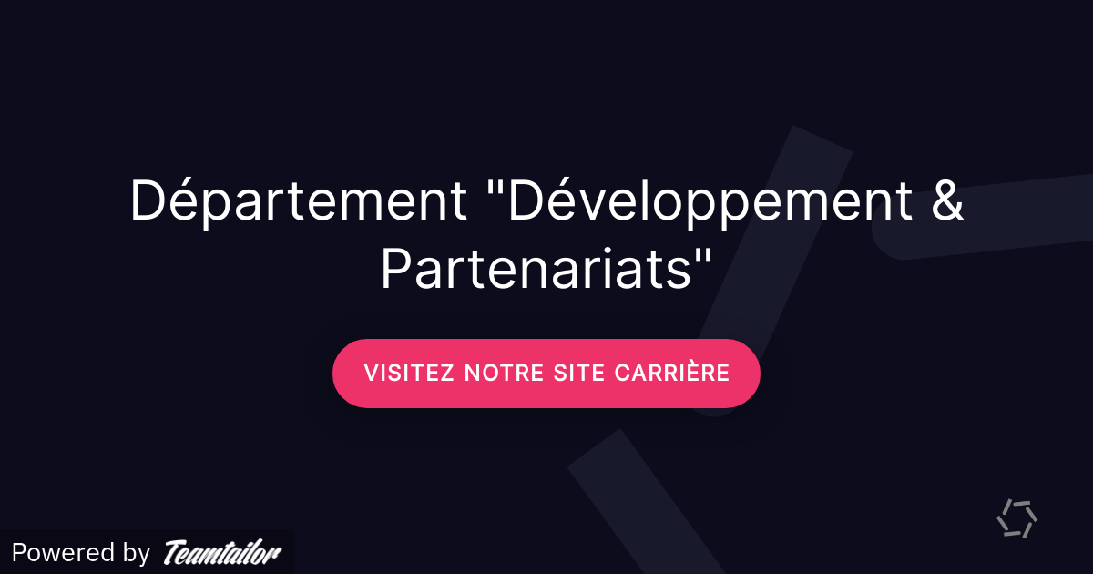Développement & Partenariats - Inovarion