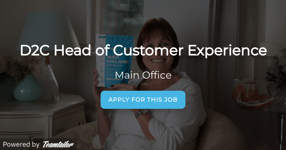 D2C Head of Customer Experience - Elavate