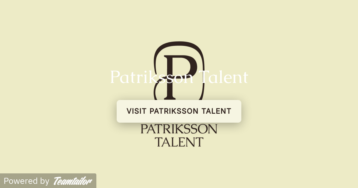 Patriksson Talent - Patriksson Group