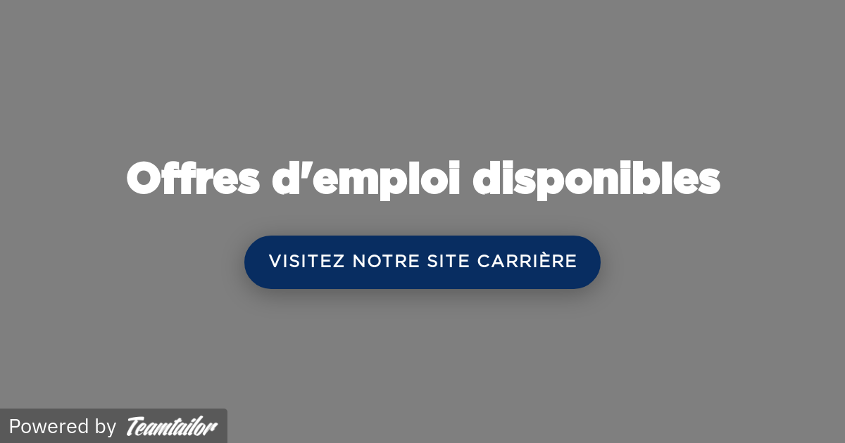 Offres d'emploi disponibles - GROUPE ADF