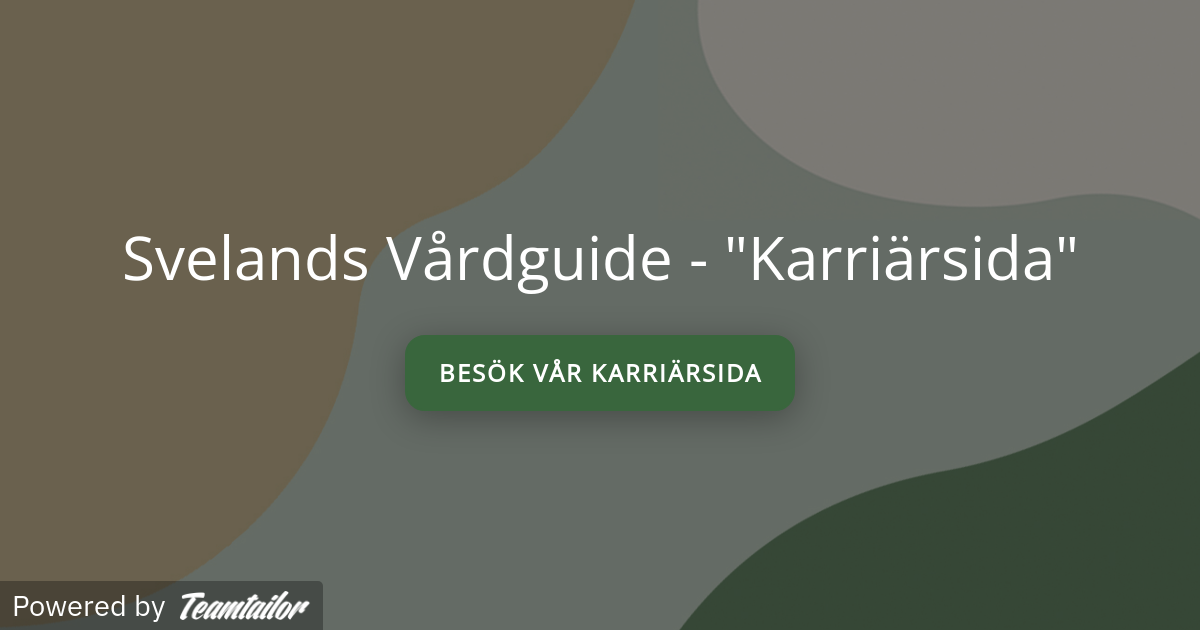 Svelands Vårdguide - "Karriärsida" - Sveland Djurförsäkringar Öms.