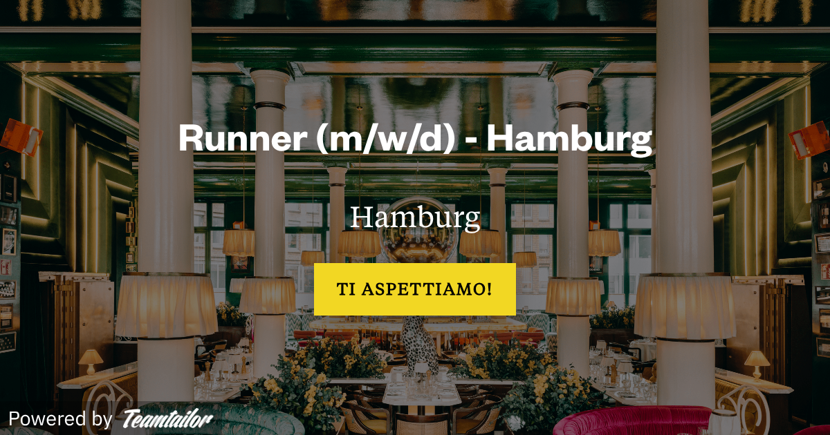 Runner (m/w/d) - Hamburg - Big Mamma