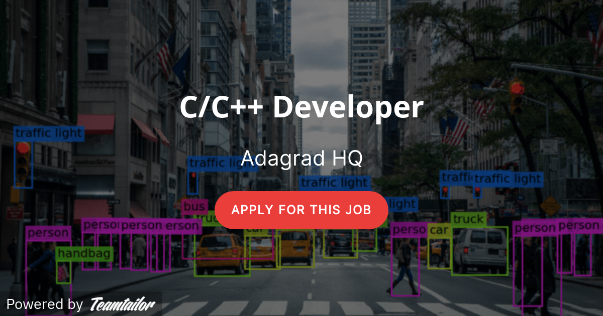C/C++ Developer - Adagrad AI
