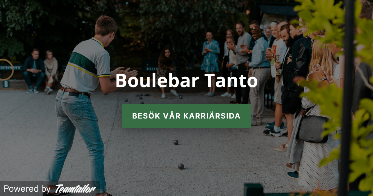 Boulebar Tanto, Stockholm - Boulebar