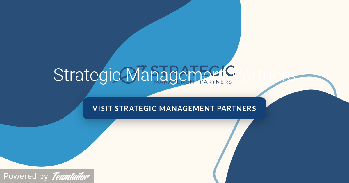 Welcome to our career site - Strategic Management Partners